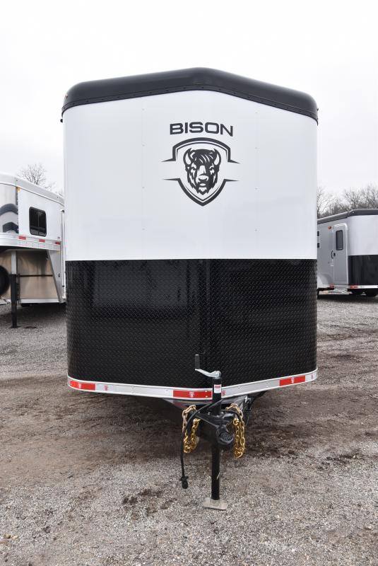 2024 Bison Trailers 7306 Trail boss bumper pull Horse Trailer in Silver ...