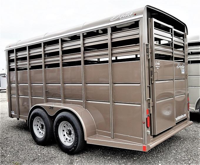 2022 Delta Manufacturing 500 Series Livestock Trailer in Silver Lake ...