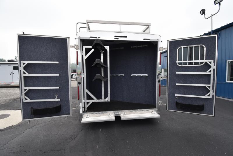 2018 Bison Trailers 8314 Ranger Side load Horse Trailer in Silver Lake ...