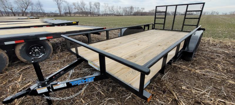 2022 Top Hat Trailers 16x83 MP Utility Trailer (7x16) with Ramp Gate in ...