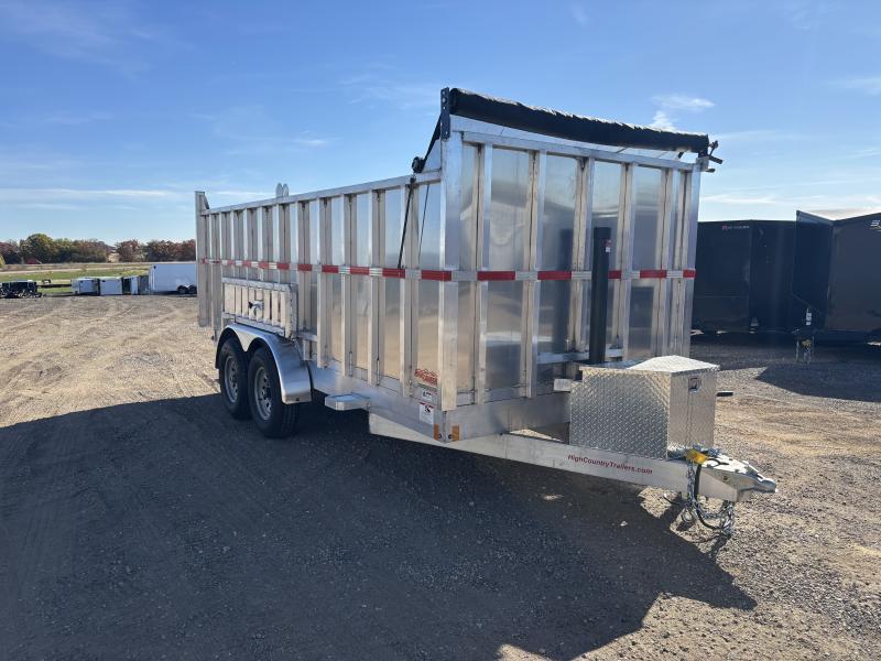 2025 High Country 7x16 Aluminum Dump Trailer with 48" Sides in Edgerton ...