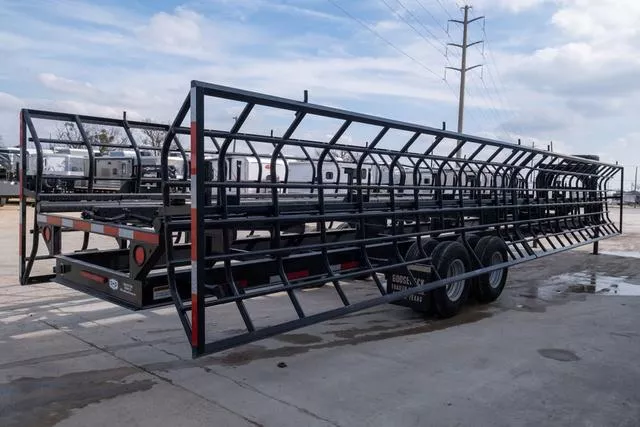 2025 Gooseneck 14 Bale Steel Tandem Dual Haymaster Trailer in Seguin ...