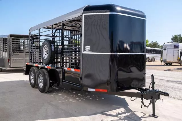 2025 Gooseneck 16 Ft Steel Stock Trailer with Canvas Top in Seguin, TX ...