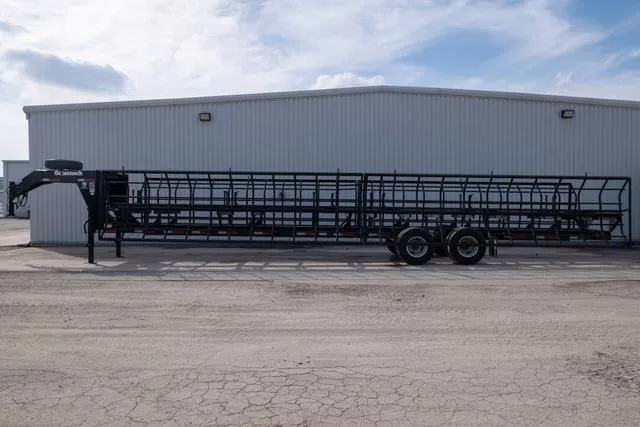 2025 Gooseneck 14 Bale Steel Tandem Dual Haymaster Trailer in Seguin ...