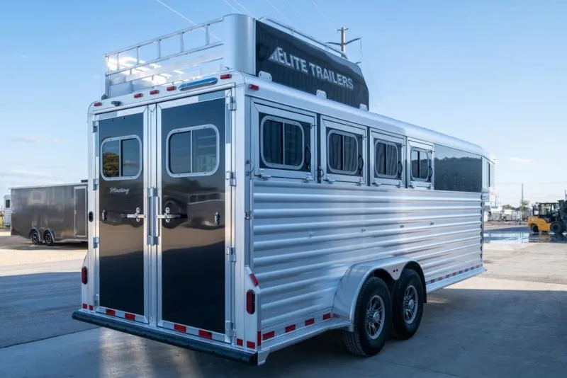 2026 Elite Trailers 4 Horse Mustang Trailer in Seguin, TX | Trailer Trader