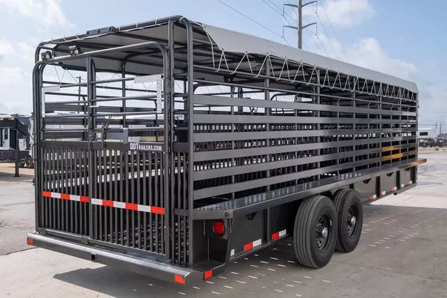 2025 Delco Trailers 24 Ft Canvas Top Stock Trailer in Seguin, TX ...