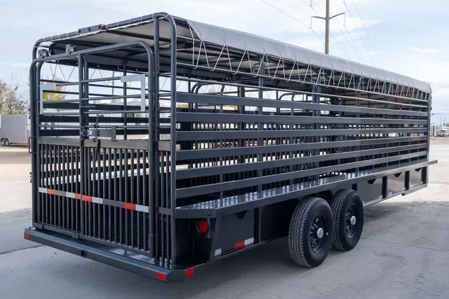 2025 Delco Trailers 24 Ft Bar Top Stock Trailer in Seguin, TX | Trailer ...