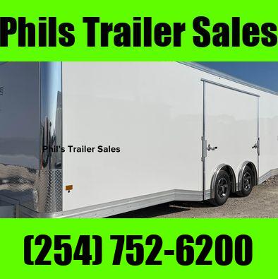 EZ Hauler 28 ALUMINUM ENCLOSED TRAILER WITH ESCAPE DOOR CAR HAULER Car ...