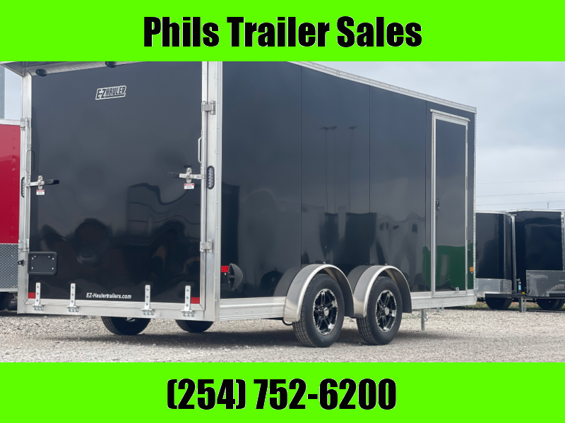 ALL ALUMINUM r 7.5X16 EXTRA TALL ENCLOSED TRAILER UTV TRAILER Enclosed ...