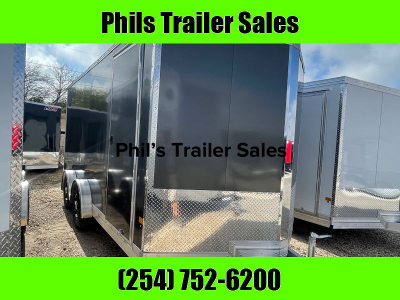 ALL ALUMINUM 7.5X14 ENCLOSED TRAILER 7' 6" UTV TRAILER Enclosed Cargo ...