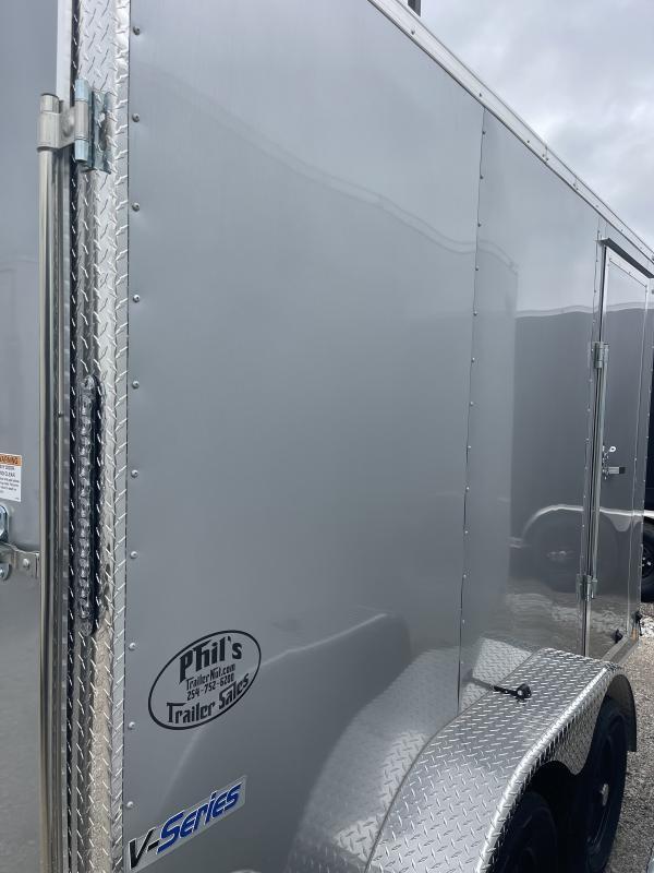 ENCLOSED TRAILER DOUBLE DOORS CONTINENTAL CARGO 6X12 TANDEM 7 FT ...