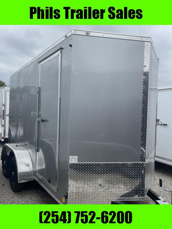 ENCLOSED TRAILER CONTINENTAL CARGO 6X12 TANDEM 7 FT INTERIOR DELUXE ...