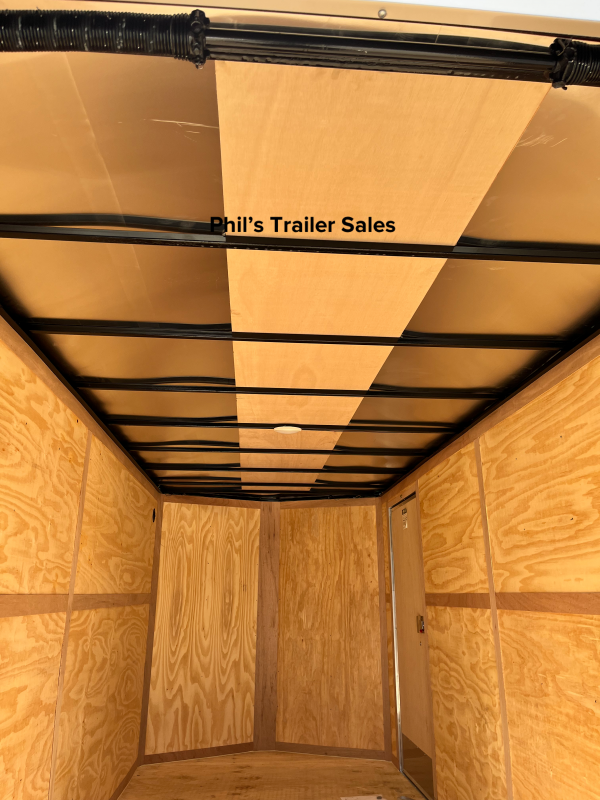 ENCLOSED TRAILER DOUBLE DOORS CONTINENTAL CARGO 6X12 TANDEM 7 FT ...