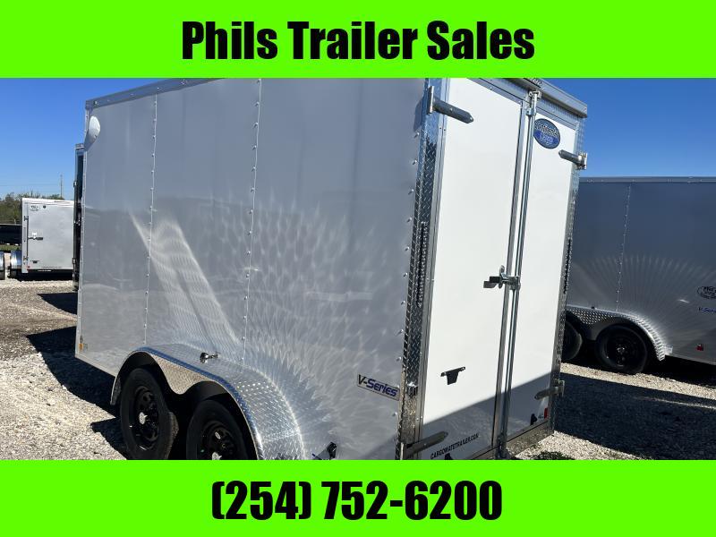 ENCLOSED TRAILER DOUBLE DOORS CONTINENTAL CARGO 6X12 TANDEM 7 FT ...