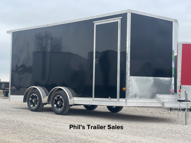 ALL ALUMINUM r 7.5X14 7' 6" INTERIOR ENCLOSED TRAILER UTV TRAILER ...