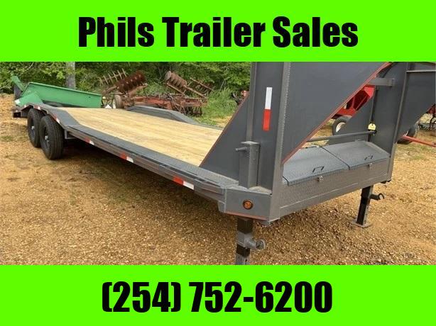 Tiger 24 DRIVE OVER GOOSENECK TRAILERS 14 K GVWR Equipment Trailer in ...