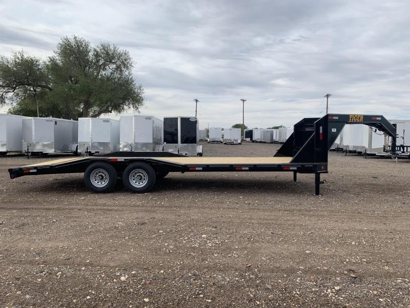 Tiger 24 DRIVE OVER GOOSENECK TRAILERS 14 K GVWR Equipment Trailer in ...