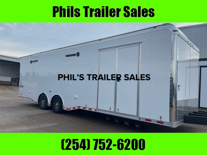 30' SIDE WALL CABINETS Haulmark EDGE PRO Car / Racing Trailer ENCLOSED ...
