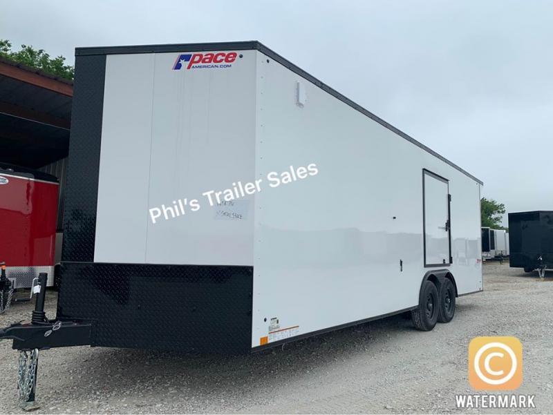 Pace American 8.5X24 7 ESCAPE DOOR ' CARGO COMMERCIAL Enclosed Cargo ...