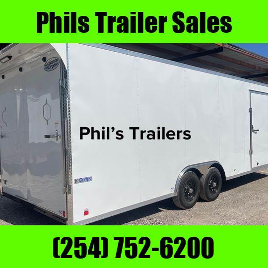 Continental Cargo 28 Enclosed Trailer car hauler Car / Racing Trailer ...