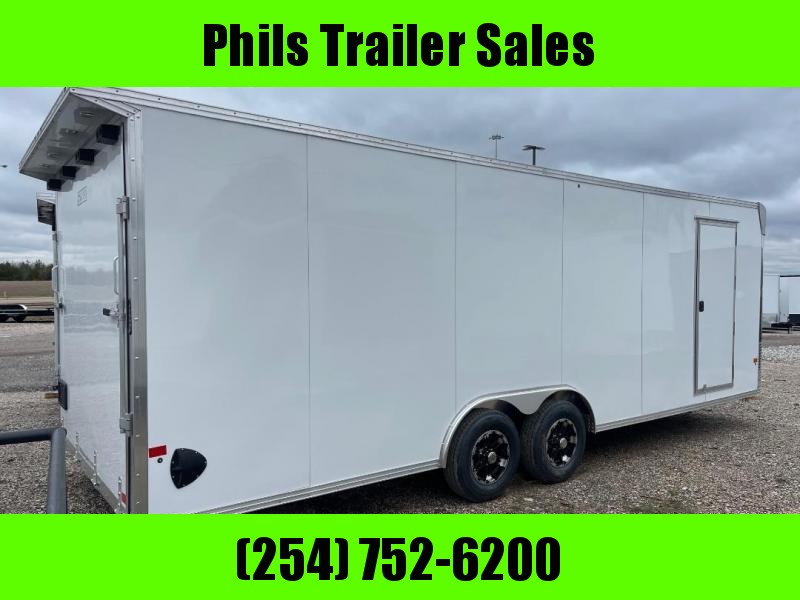 E-Z Hauler 24 ALL ALUMINUM ENCLOSED TRAILER CAR HAULER Enclosed Cargo ...