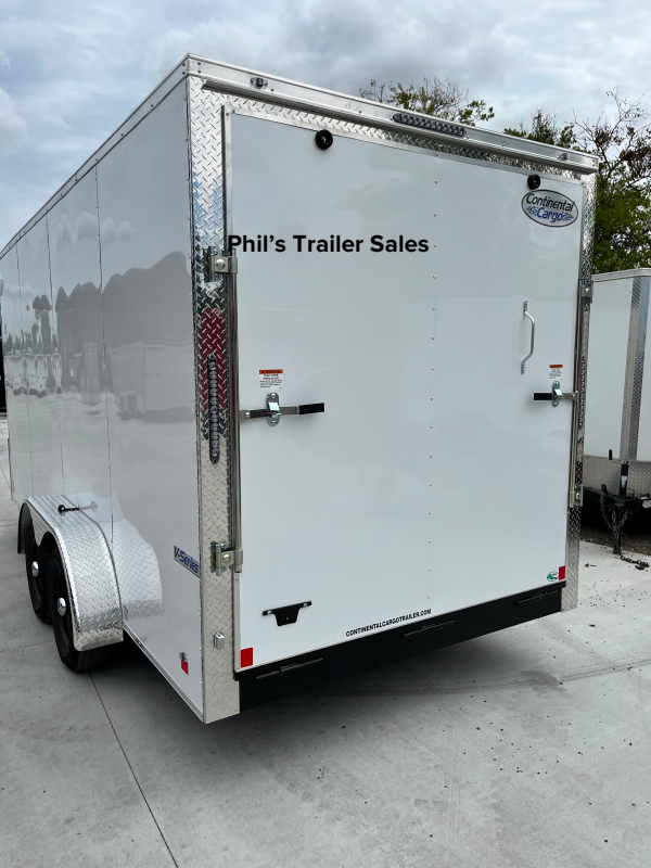 CONTINENTAL CARGO 6X12 TANDEM 7 FT INTERIOR DELUXE PACKAGE ENCLOSED ...