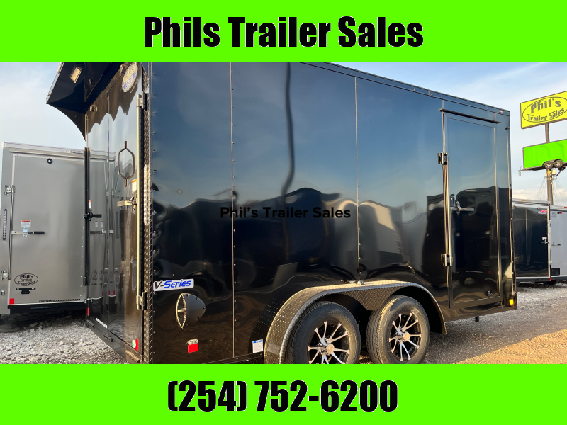 7x14 + v Continental Cargo ENCLOSED TRAILER UTV TRAILER Cargo ...