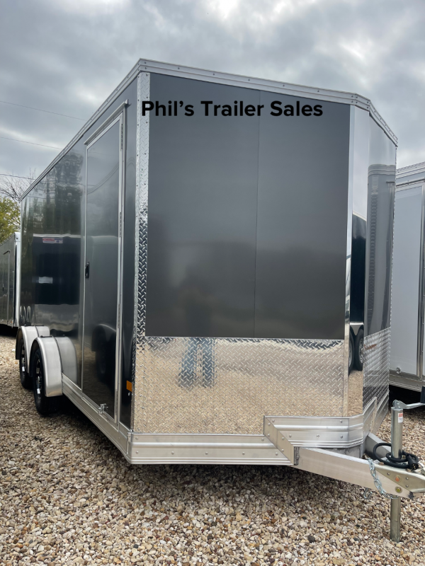 ALL ALUMINUM 7.5X14 7'1" INTERIOR ENCLOSED TRAILER UTV TRAILER Enclosed ...