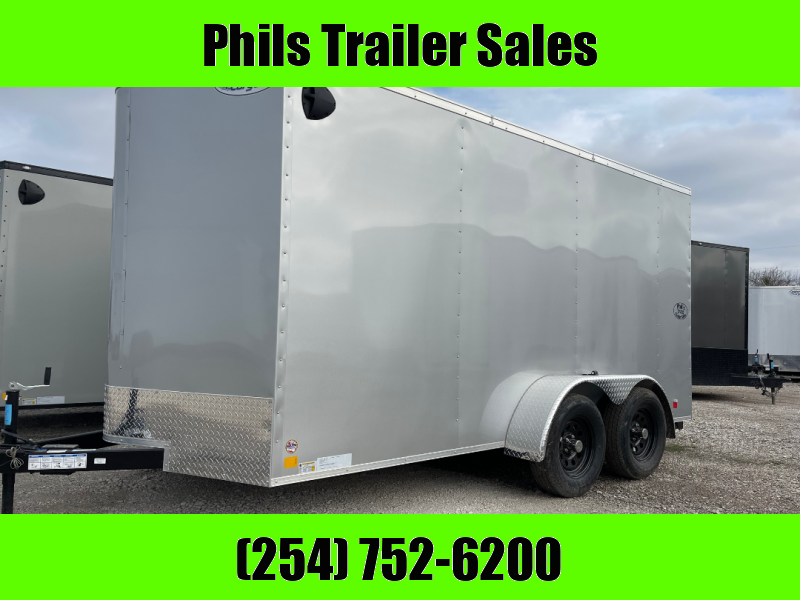 Continental Cargo CLOSEOUT 7X16 + V NOSE DELUXE Enclosed Cargo Trailer ...