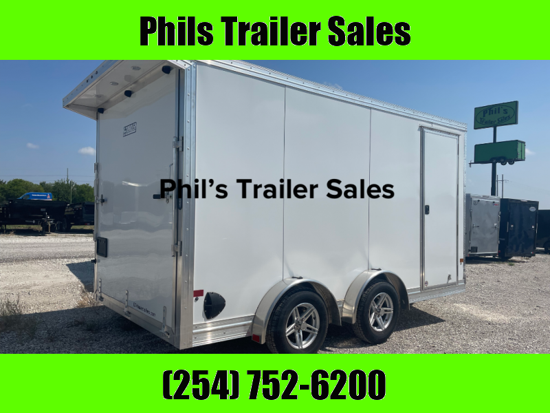 ALL ALUMINUM r 7.5X14 ENCLOSED TRAILER UTV TRAILER Enclosed Cargo ...