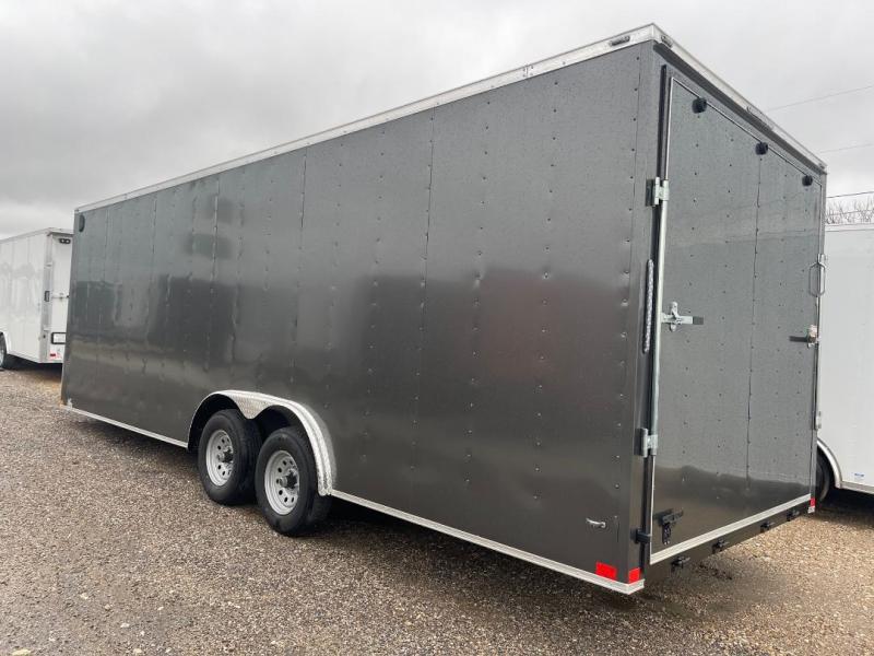 Enclosed cargo trailer 8.5x24 + V Nose 7 interior ht car hauler in ...