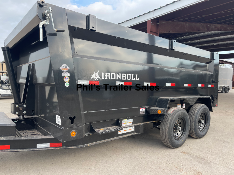 IRON BULL 14 TELESCOPIC DUMP 4' SIDE WALLS DUMP TRAILER Dump Trailer in ...