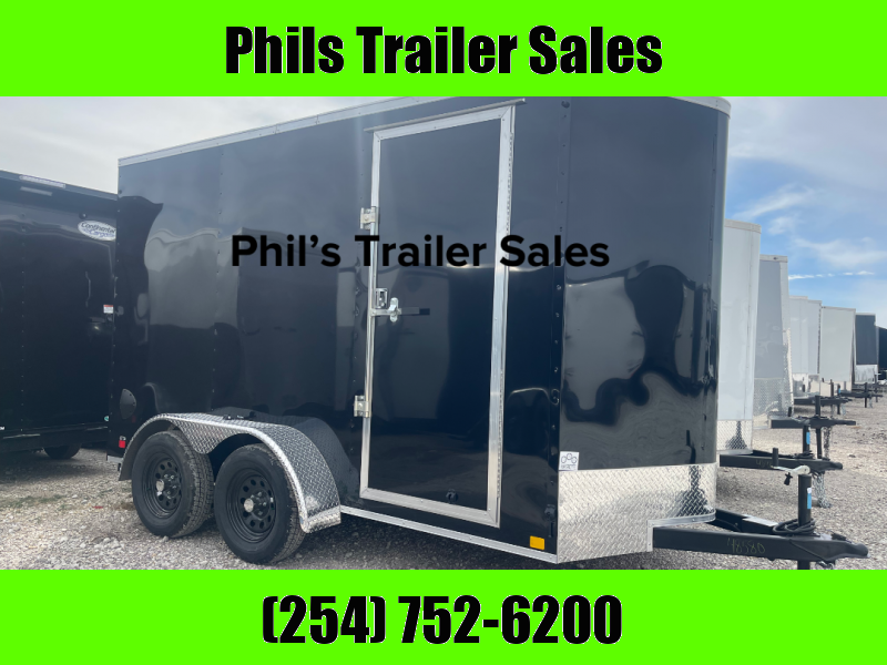 ENCLOSED TRAILER 7x14 DELUXE Continental Cargo 6'6" interior RAMP Cargo ...