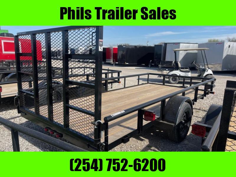 Top Hat Trailers UTILITY TRAILER 77X12 REAR 4' GATE FLATBED TRAILER ...