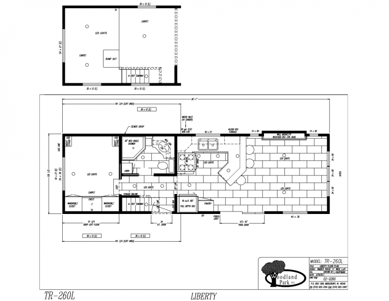 2023 Woodland Park Timber Ridge TR-260L Liberty RV Park Model in ...