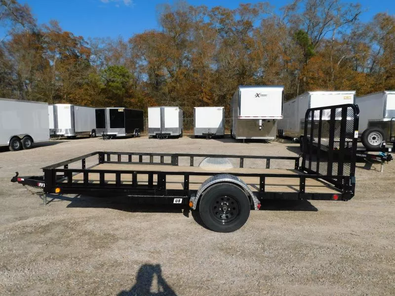 2026 PJ Trailers 83"x14" with Rear Gate and Side Mount ATV Ramps ...