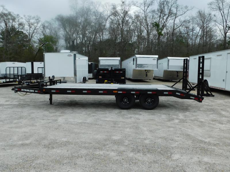 2024 PJ Trailers F8 17+3 DECKOVER WITH FLIP UP RAMPS and 7KAXLES ...