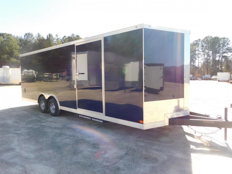 2025 Covered Wagon Trailers 8.5x24 Vnose with 5200lb Axles 7' Inside ...