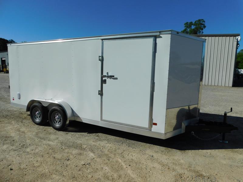 2023 Covered Wagon Trailers Gold Series 7x18 Vnose with Ramp Door Cargo ...