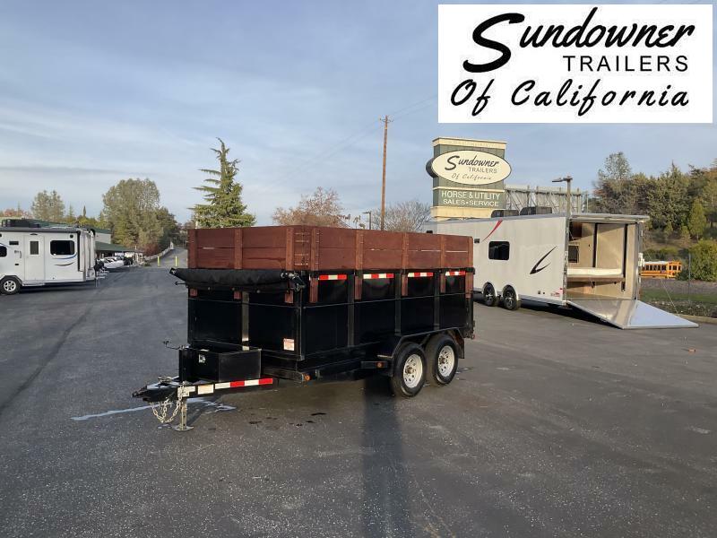 2022 R&J DUMP 6X12 W/4' SIDE in Auburn, CA | Trailer Trader