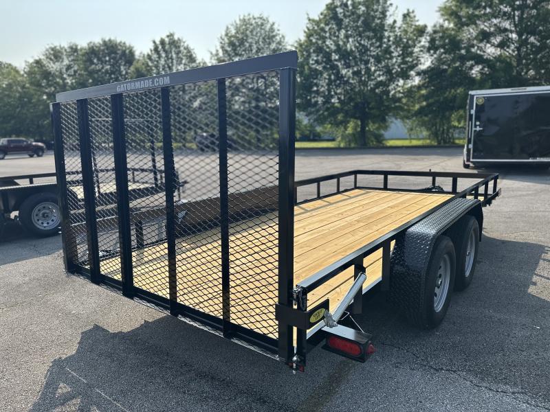 16 foot Tandem Axle Utility landscape 7K GVWR Gatormade Trailer in ...