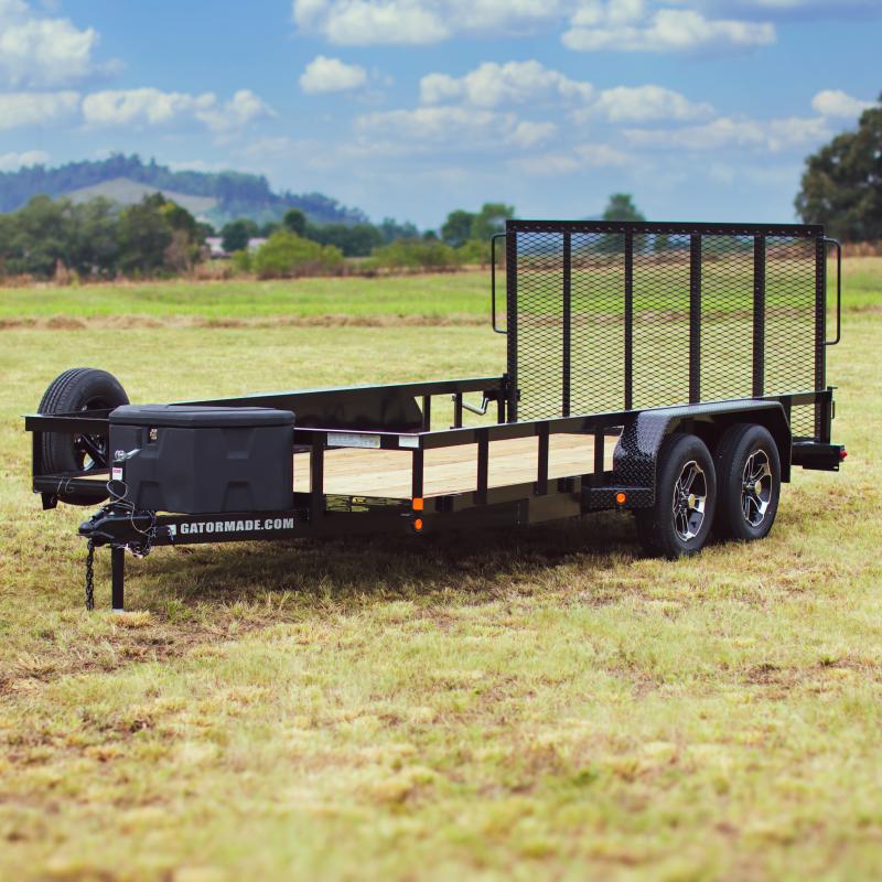 16 foot Tandem Axle Utility landscape 7K GVWR Gatormade Trailer in ...