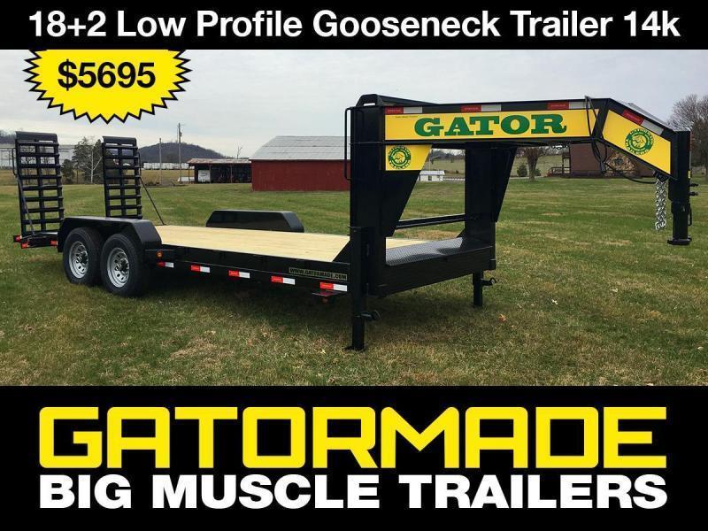 equipment trailer 20ft low pro Gator WIDE ramps NEW in Somerset, KY ...