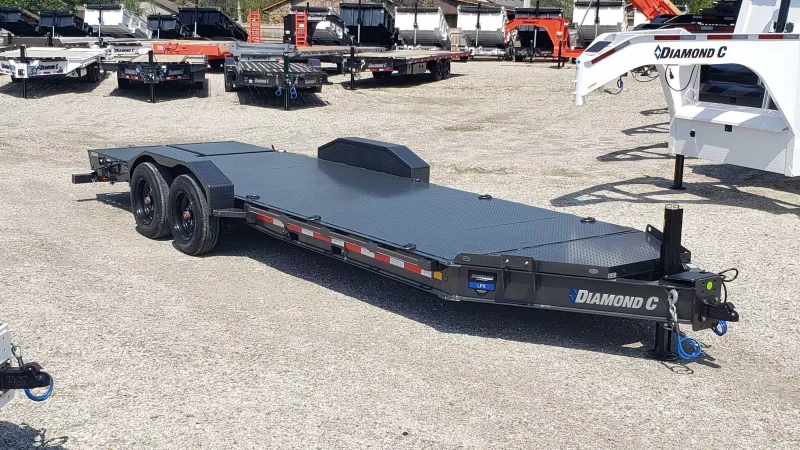 2025 Diamond C Trailers LPX-208 22'X80" ( 99423) Metallic Gray Low ...