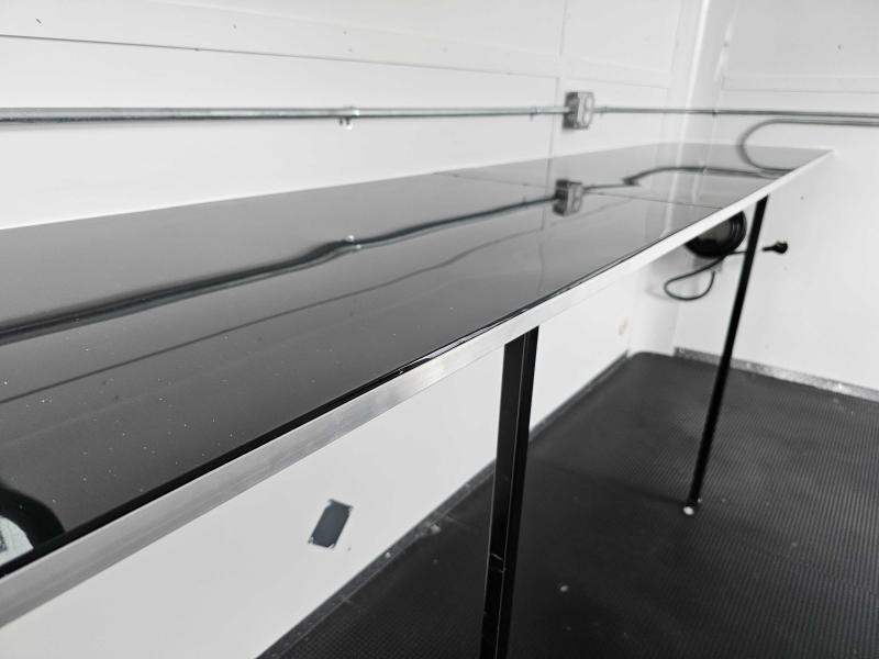 2024 Cargo Craft 6'X10' Custom White Fiber Optic Splicing Lab / Trailer Fiber Splicing Trailer ...