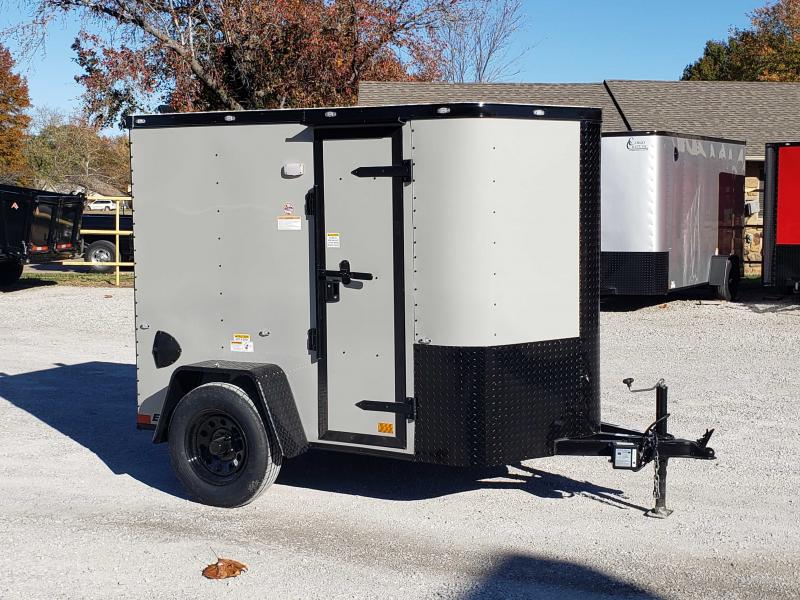 2025 Cargo Craft EV-581 5X8 (68456) Dove Gray Single Axle Enclosed ...