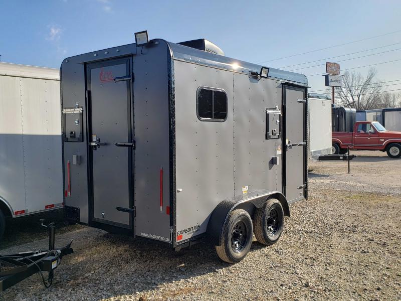 2024 Cargo Craft 7x12 Custom Matte Gray Fiber Optic Splicing Lab ...