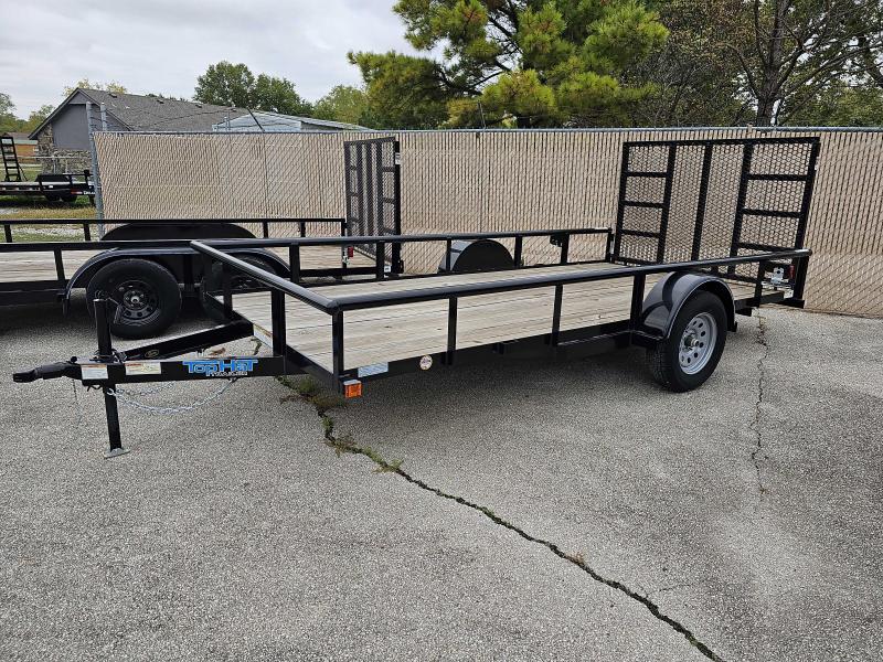 2023 Top Hat Trailers 14x77 4' Gate / Ramp DSP Utility / ATV / Zero ...
