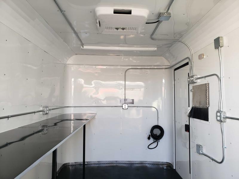 2024 Cargo Craft 7x12 Custom Matte Gray Fiber Optic Splicing Lab ...