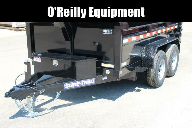 2024 Sure-Trac 6' x 10' Dump Trailer - Single Ram - Steel Ramps - 9990 ...